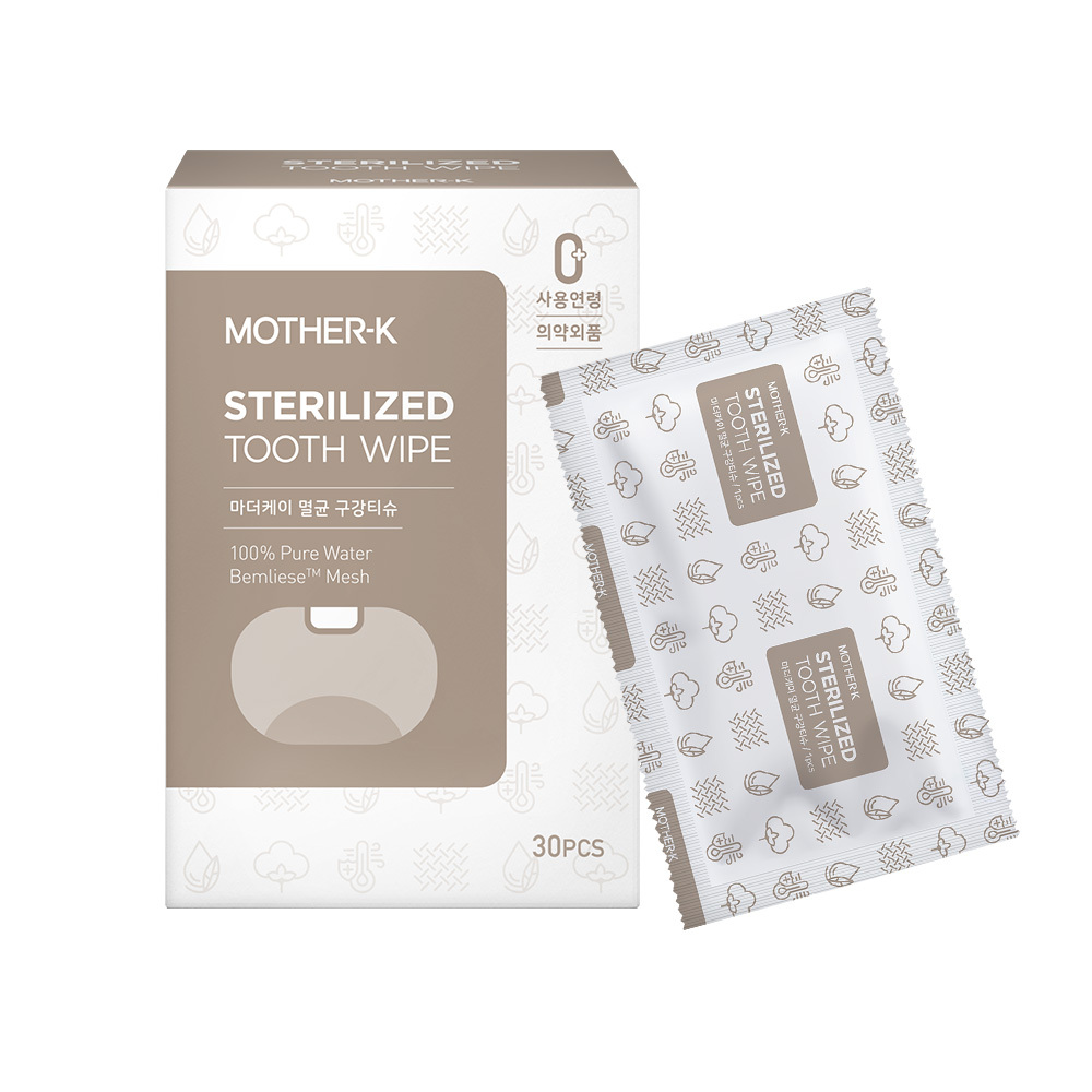 [마더케이] 멸균구강티슈 30매 (3BOX) | 노원구 노원mom 출산축하용품 지원사업